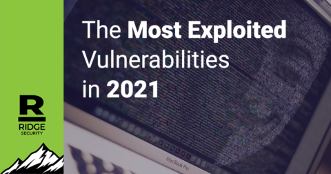 The Most Exploited Vulnerabilities in 2021 | Ridge Security