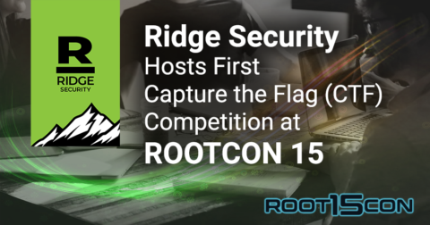 Ridge Security Hosts First CTF Competition at ROOTCON 15