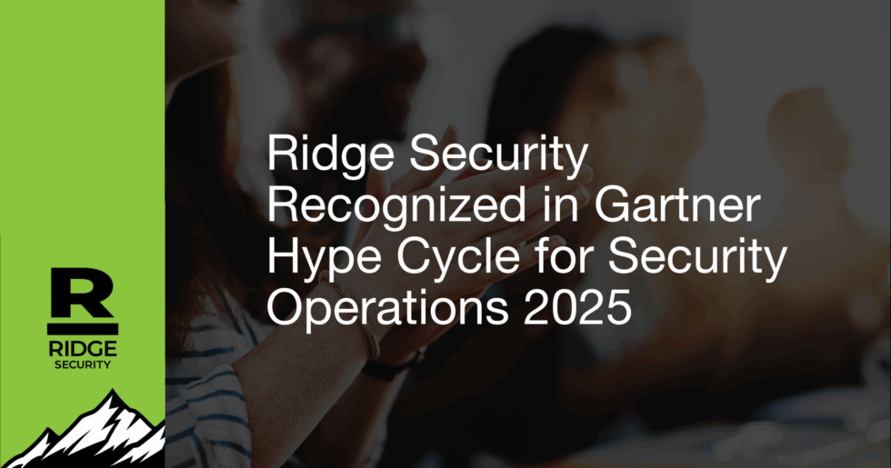 Ridge Security Recognized in Gartner Hype Cycle for Security Operations ...