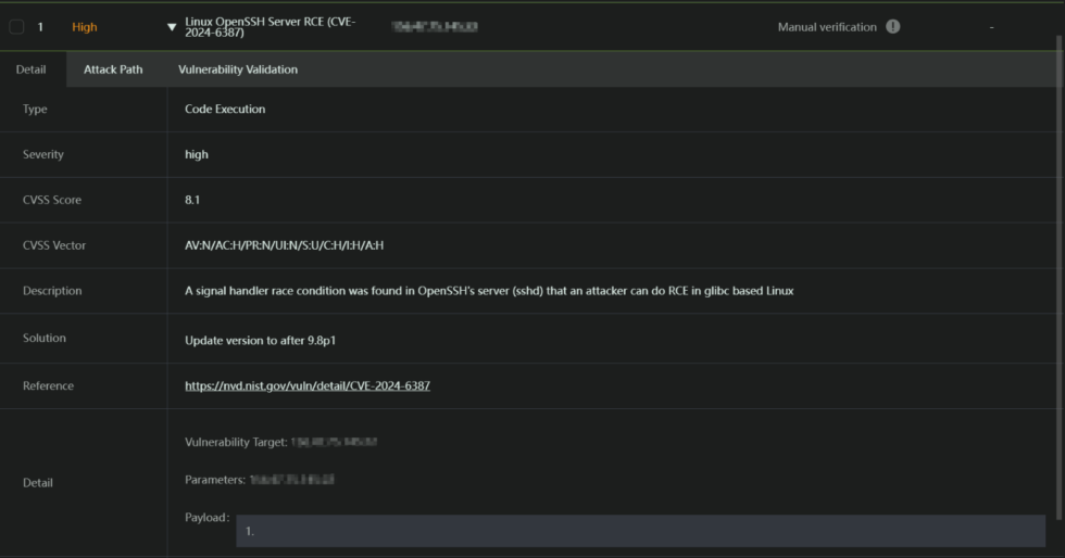 RidgeBot’s Support for OpenSSH Server RCE Vulnerability CVE-2024-6387 ...