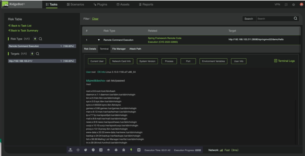 Spring4Shell Vulnerability Detection with RidgeBot | Ridge Security Spring4Shell Vulnerability Detection with RidgeBot | Ridge Security